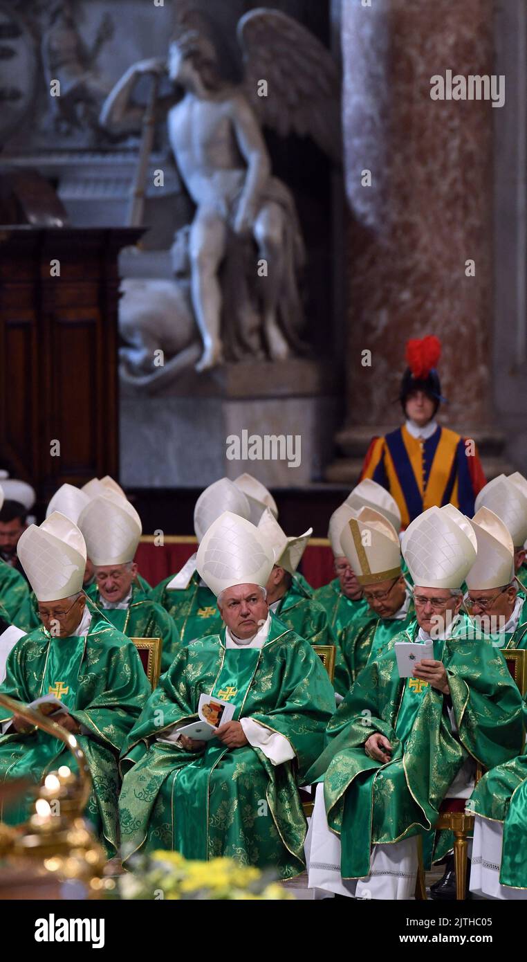 St. Peter’s Basilica, Vatican, August 30, 2022. French cardinal Jean ...