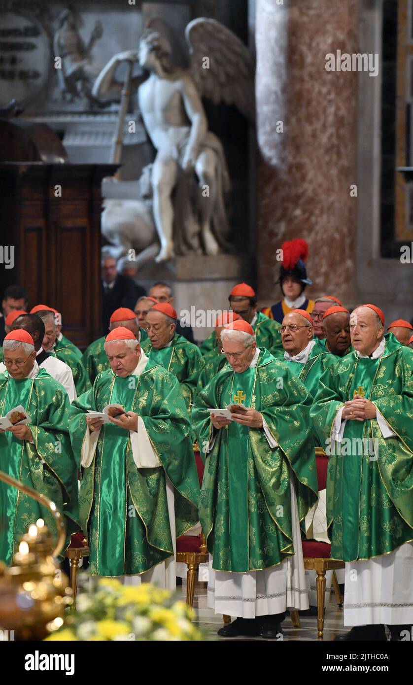 St. Peter’s Basilica, Vatican, August 30, 2022. Pope Francis presided ...