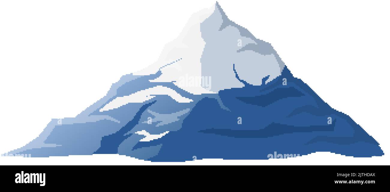 mountain snow cartoon vector illustration Stock Vector Image & Art - Alamy