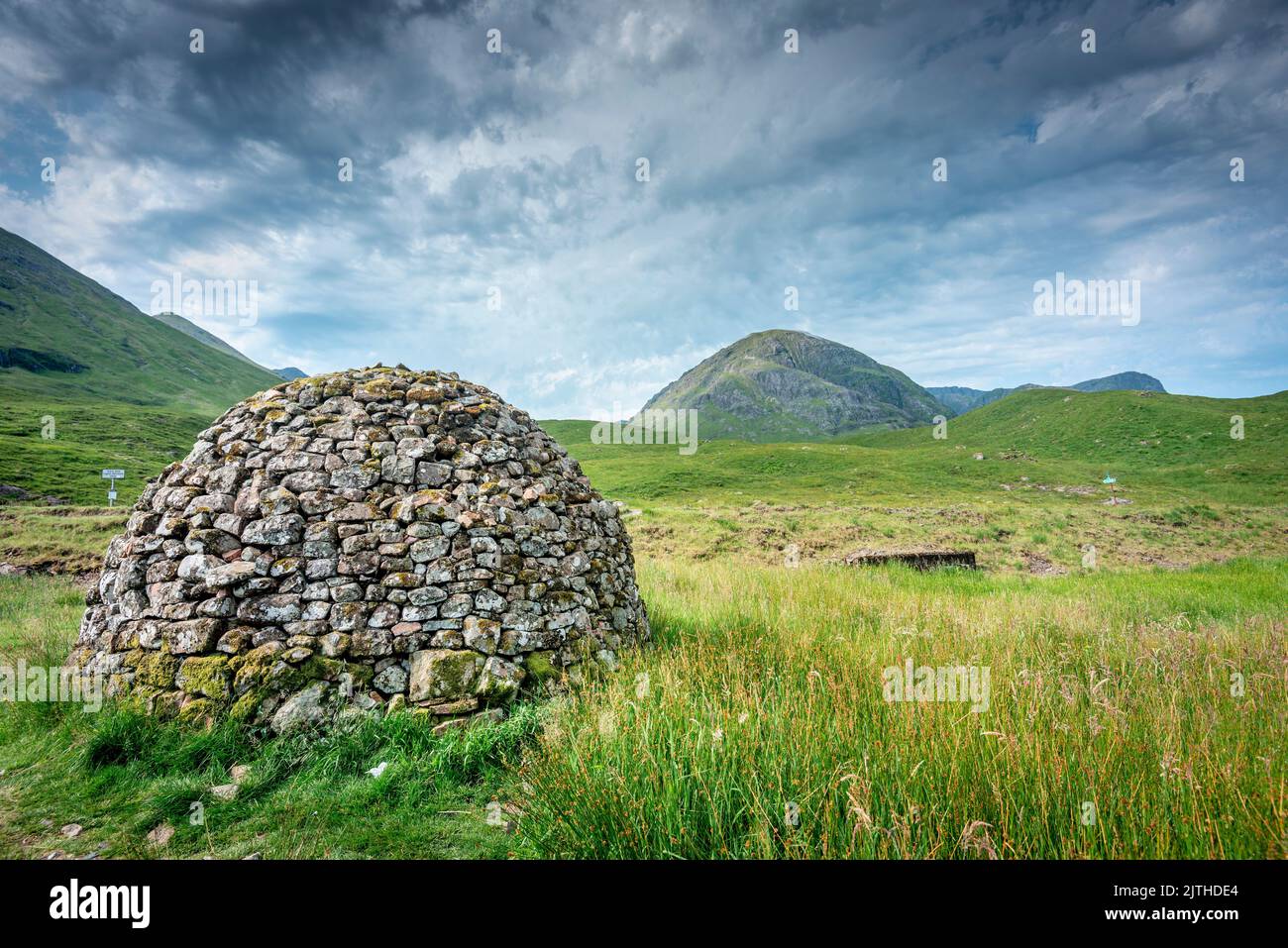 Beautiful dome shaped construction, built from nearby stones,once used ...