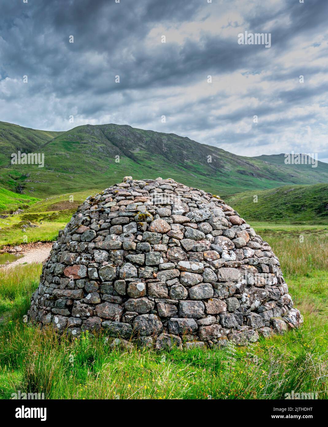 Beautiful dome shaped construction, built from nearby stones,once used ...