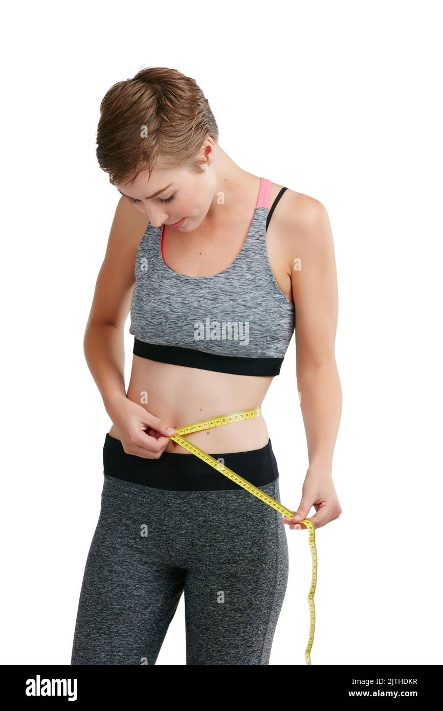 Stay disciplined and the results will show. Studio shot of a fit young ...