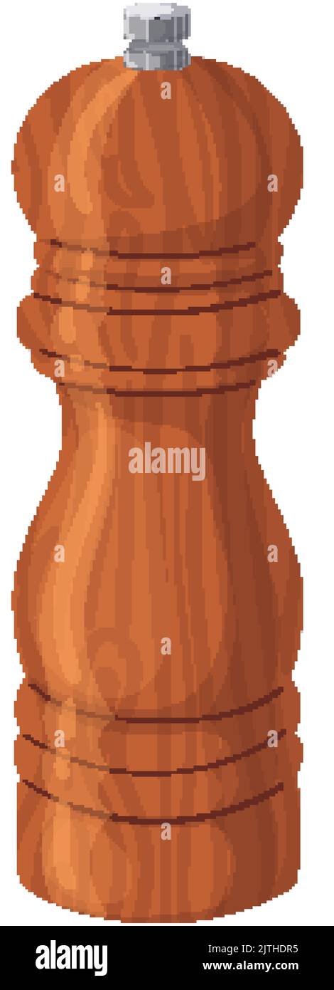 salt mill mechanical cartoon vector illustration Stock Vector Image ...