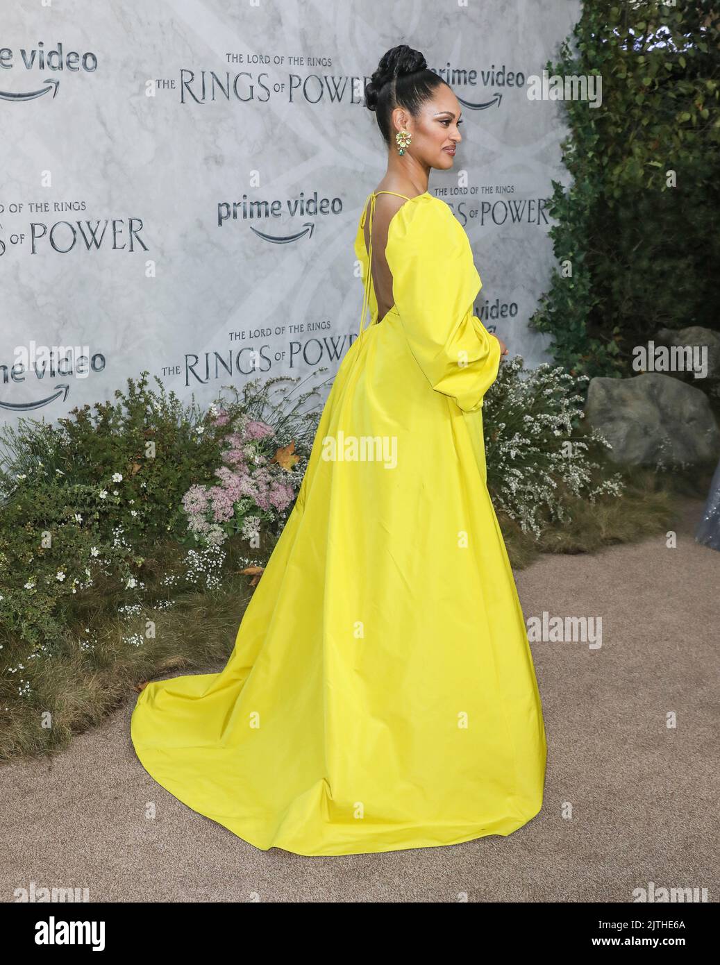 Cynthia Addai-Robinson seen attending the Global Premiere For "The Lord ...