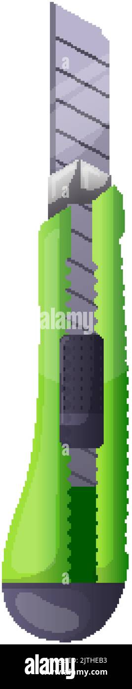 knife stationery cartoon vector illustration Stock Vector Image & Art ...