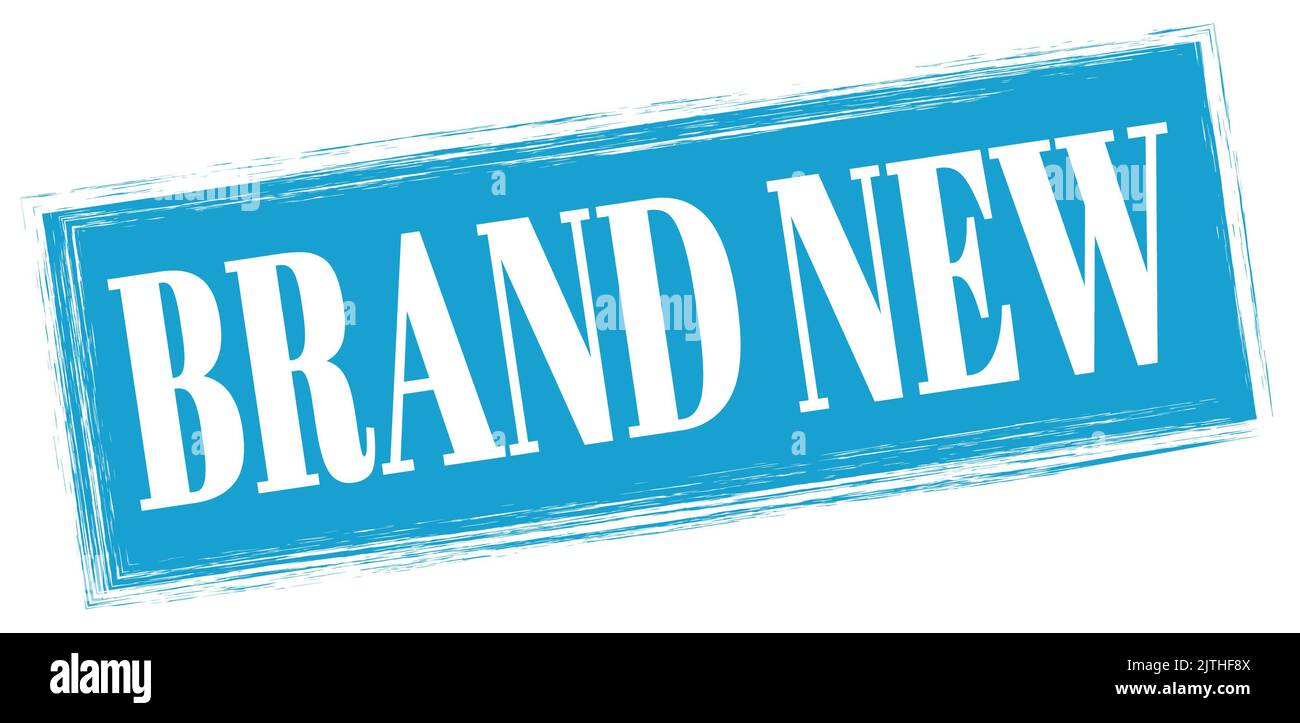 Brand new text written hi-res stock photography and images - Alamy