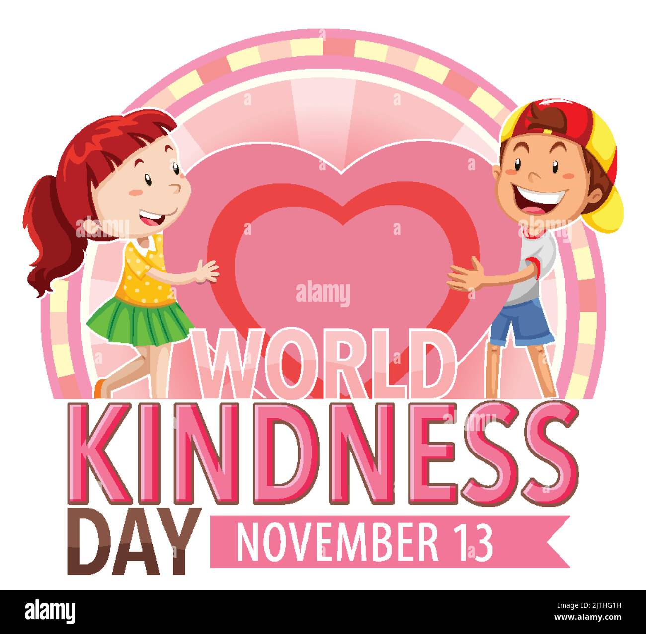 World Kindness Day Logo Concept illustration Stock Vector Image & Art ...