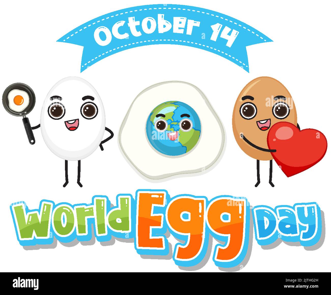 World Egg Day Poster illustration Stock Vector Image & Art - Alamy