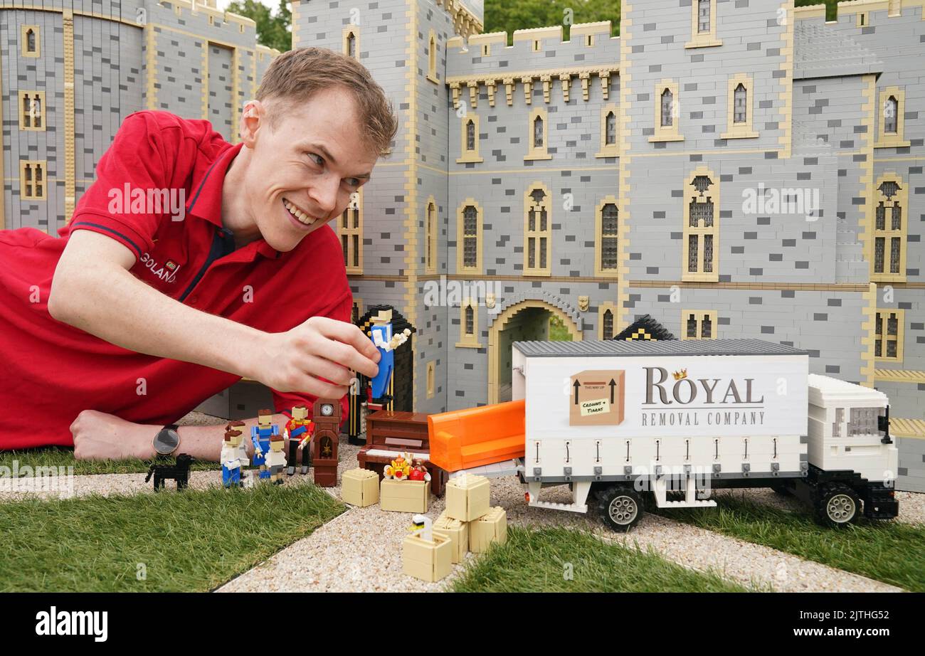 Legoland Windsor Resort Model Maker Will Metcalfe finalises the display ...