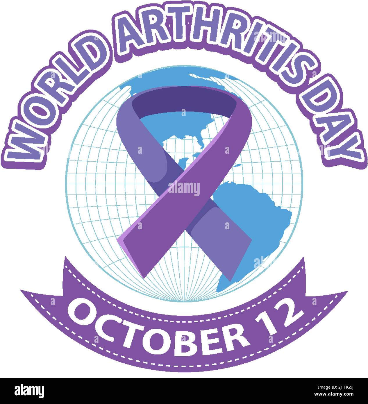World Arthritis Day Poster Design illustration Stock Vector Image & Art ...