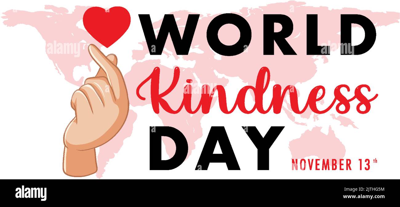 World Kindness Day Poster Design illustration Stock Vector Image & Art ...
