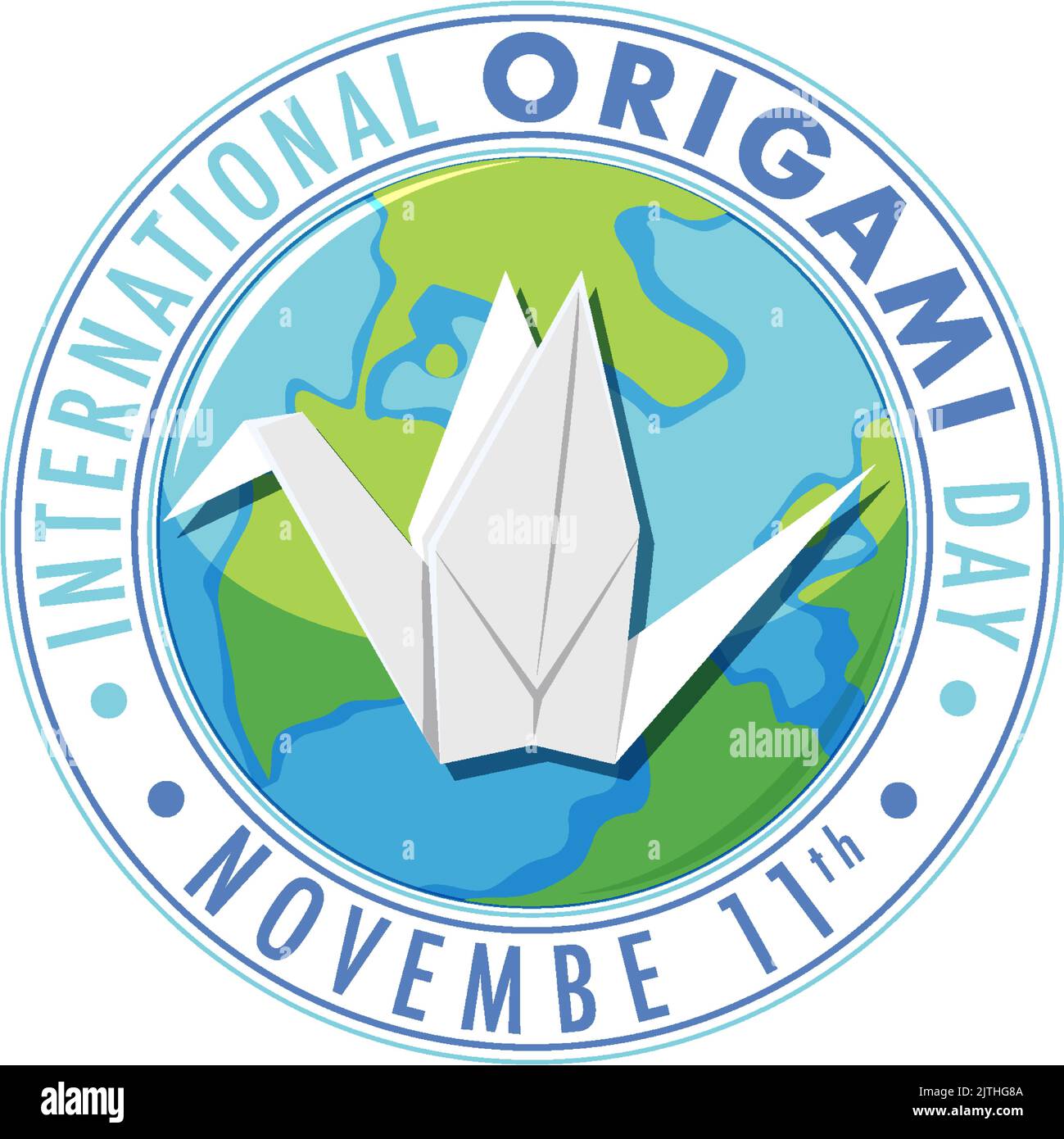 Decorated animal origami Stock Vector Images - Alamy