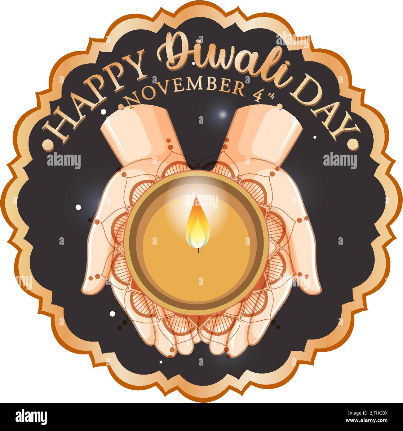 Diwali logo Cut Out Stock Images & Pictures - Alamy