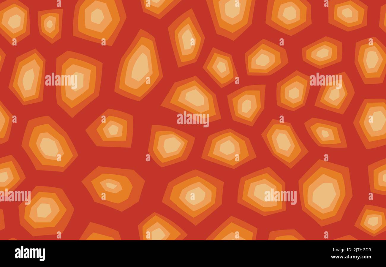 Abstract modern turtle shell seamless pattern. Animals trendy ...