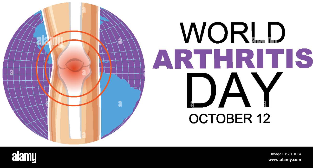 World Arthritis Day Poster Design illustration Stock Vector Image & Art ...