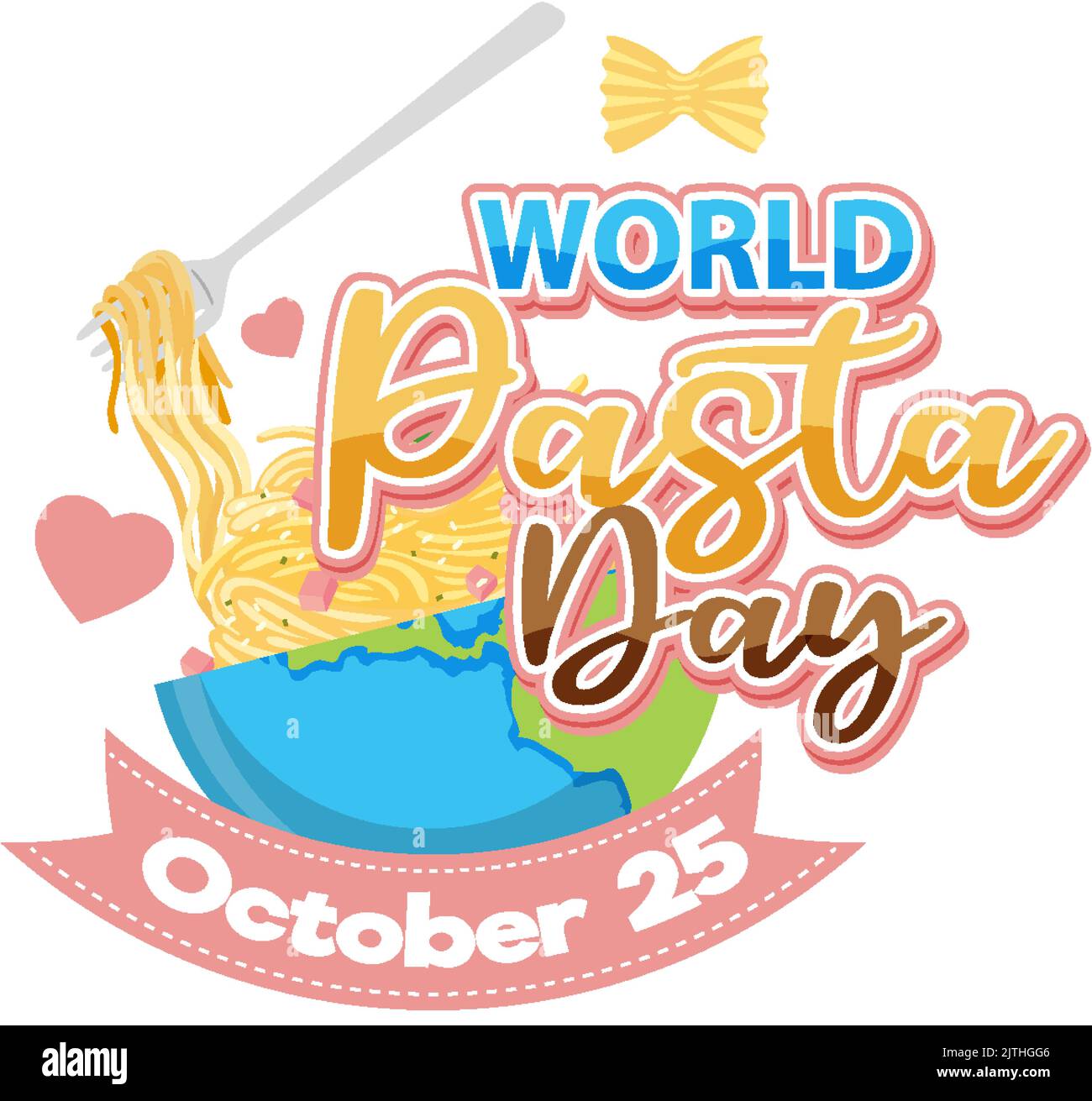 World Pasta Day Poster Design illustration Stock Vector Image & Art - Alamy