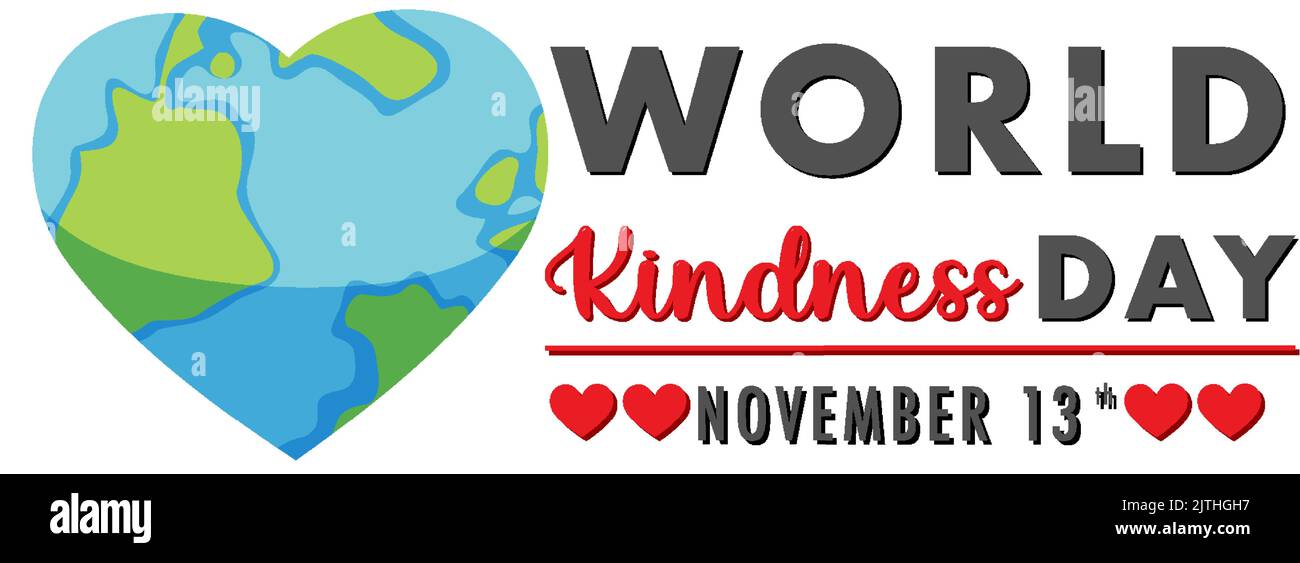 World Kindness Day Poster Design illustration Stock Vector Image & Art ...
