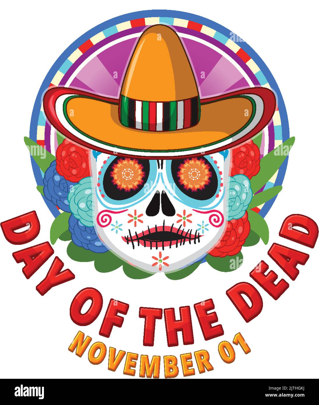 Dead day font cartoon Cut Out Stock Images & Pictures - Alamy