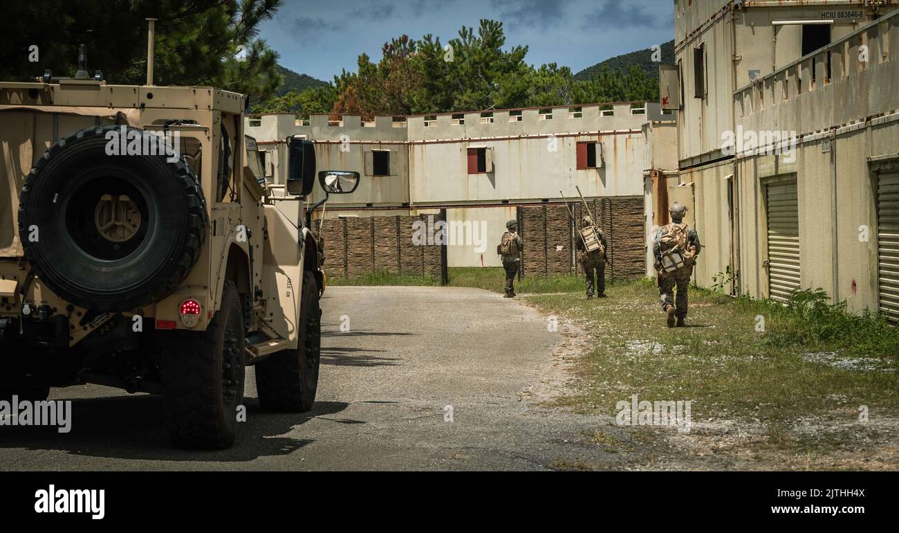 U.S. Marine Corps Explosive Ordnance Disposal technicians with Marine ...