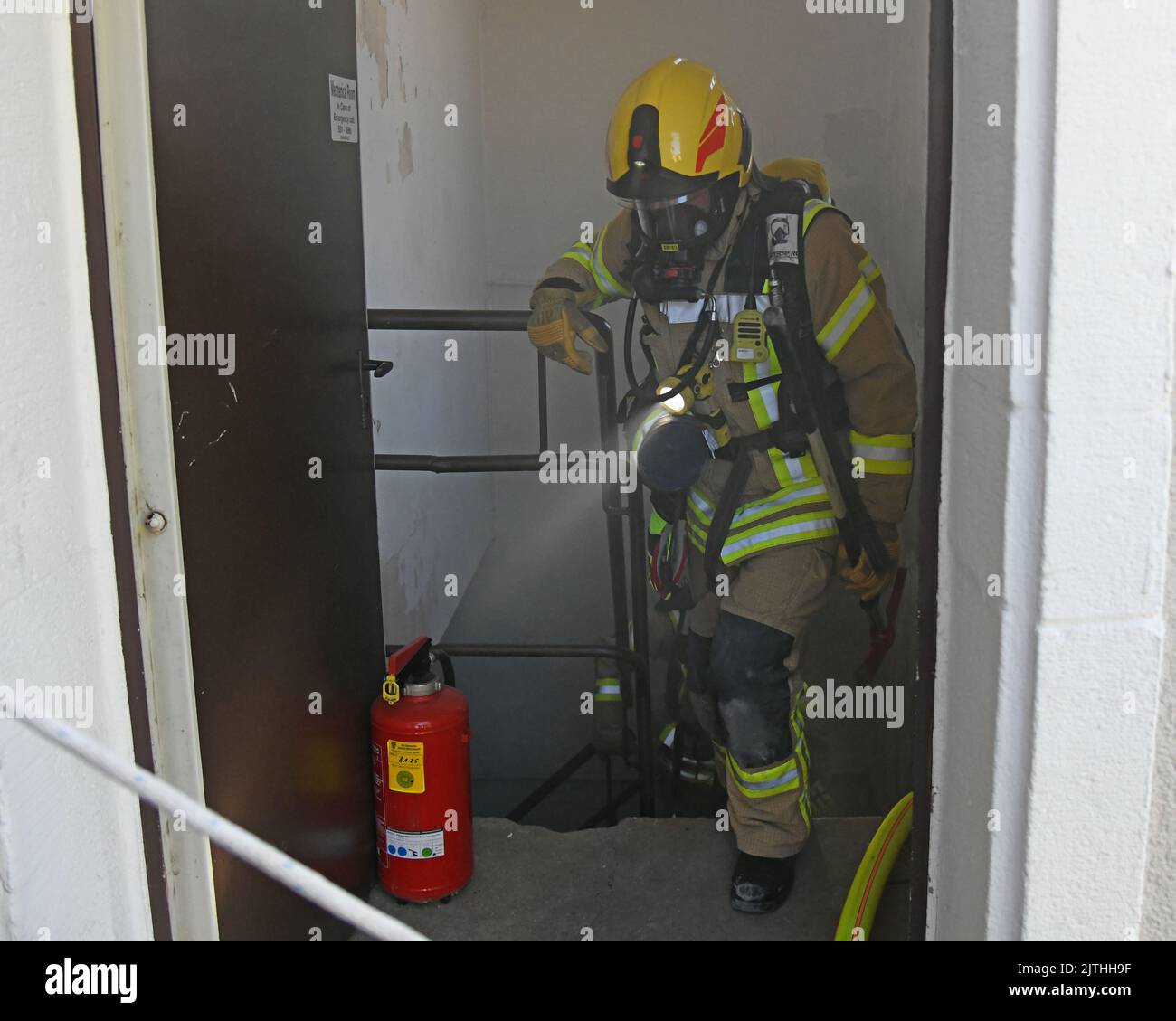 A U.S. Army Garrison Fire Fighter returns from 2nd search for ...