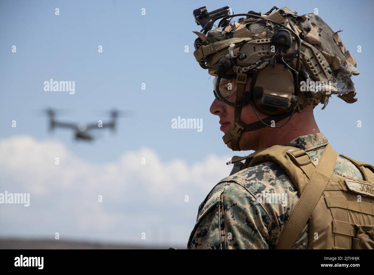 U.S. Marine Cpl. Marcus Jones, a team leader with Weapons Company, 1st ...