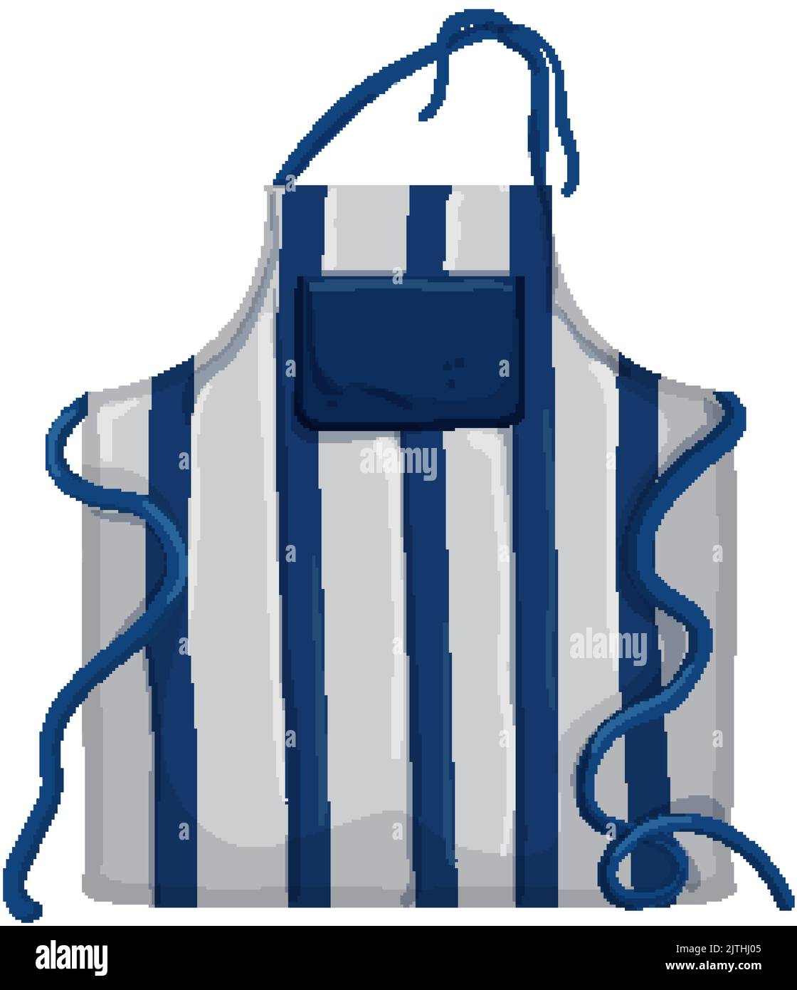 cooking kitchen apron cartoon vector illustration Stock Vector Image ...