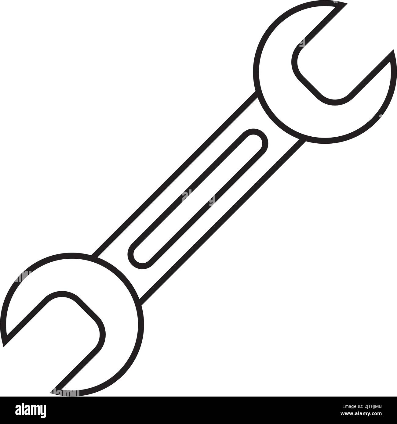wrench vector image, this vector image can be used to create company ...