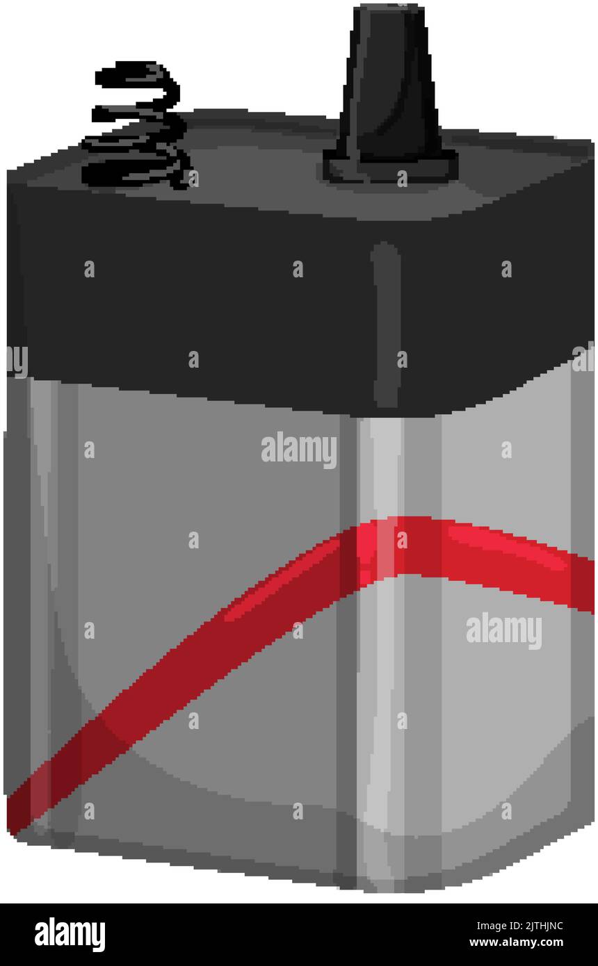 lithium battery energy cartoon vector illustration Stock Vector Image ...