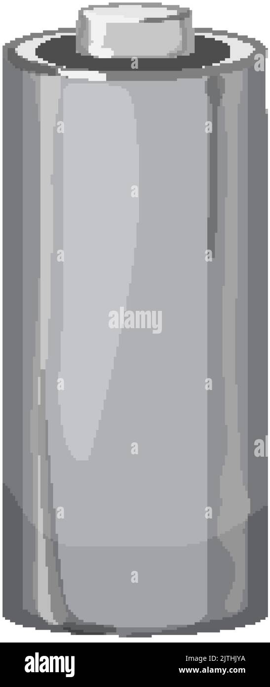 empty battery energy cartoon vector illustration Stock Vector Image ...