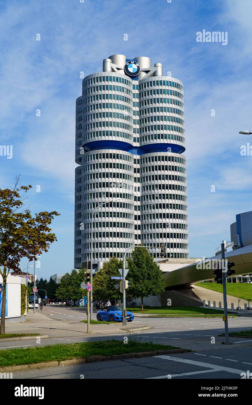 Munich, Germany. 30th Aug, 2022. The headquarters of BMW AG in Munich ...