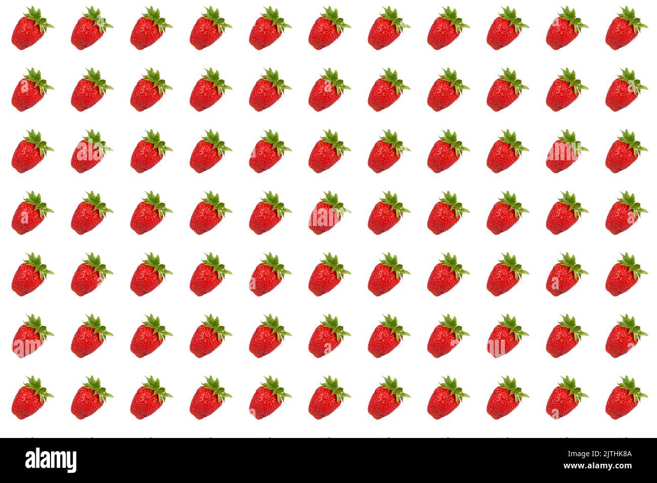 Seamless ordered strawberry texture. Lots of sweet ripe strawberries on ...