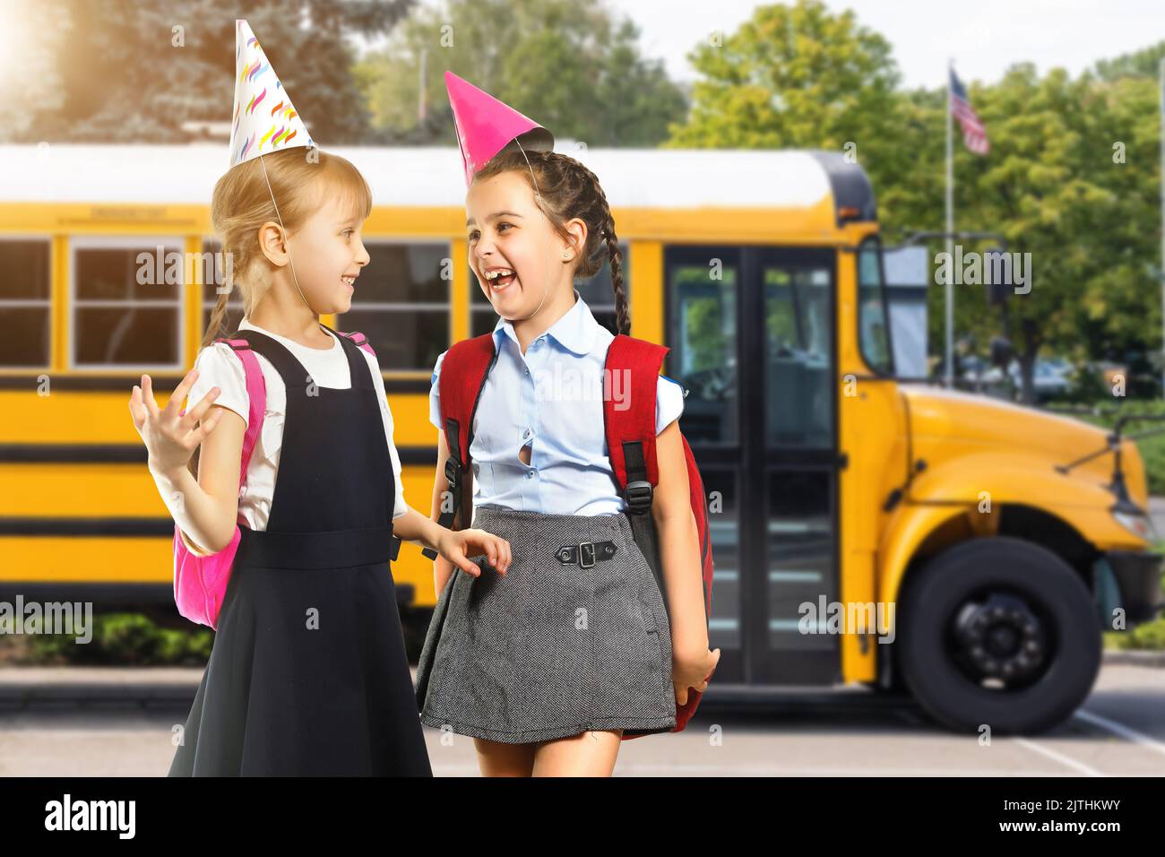 Boy girl preteen conversation hi-res stock photography and images - Alamy