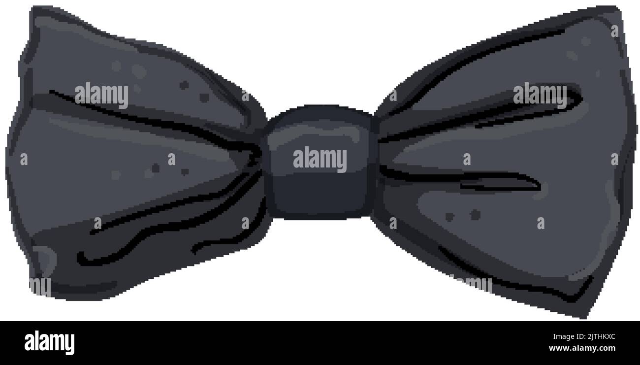 Black Bow Tie Cartoon