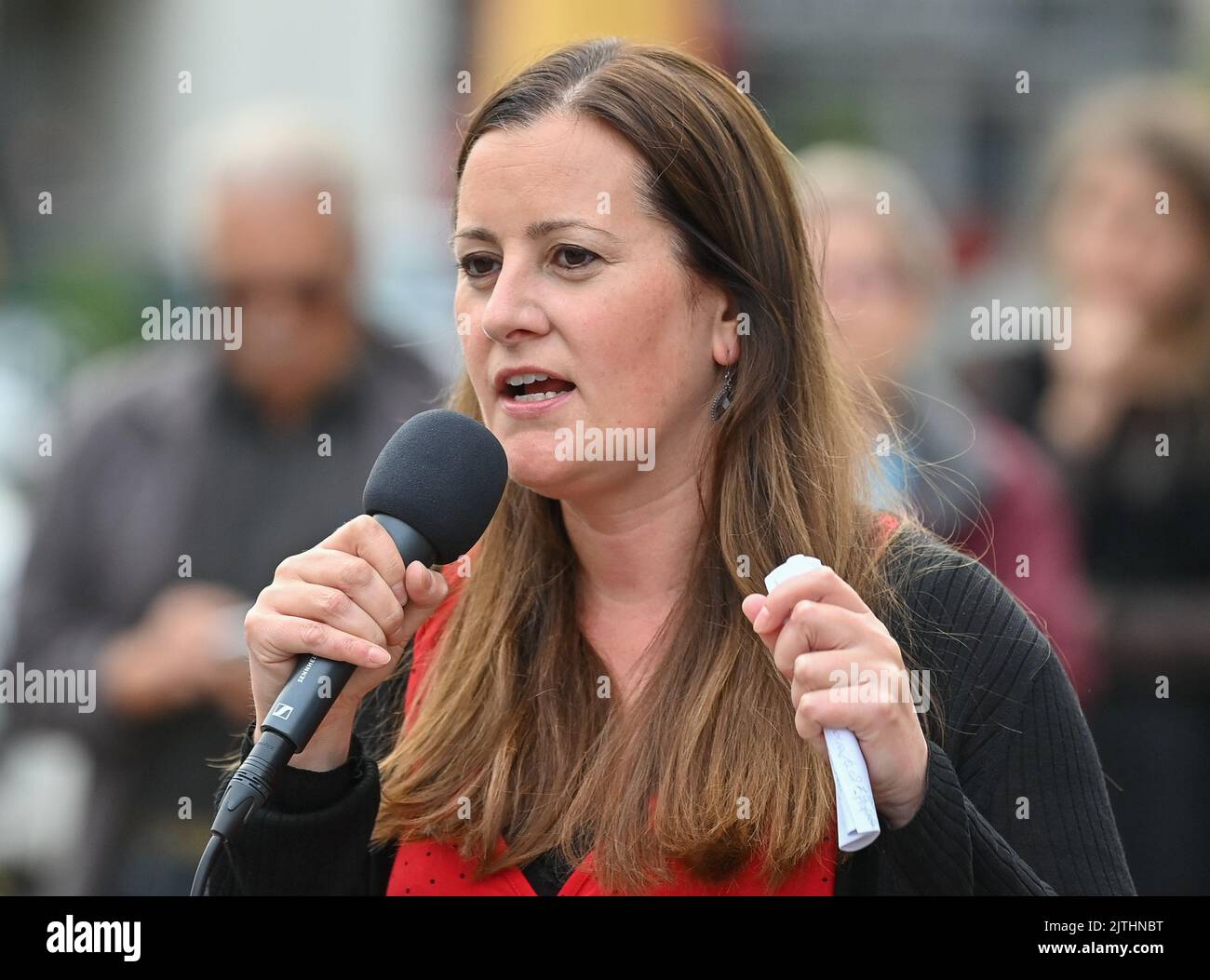 Left janine hi-res stock photography and images - Alamy