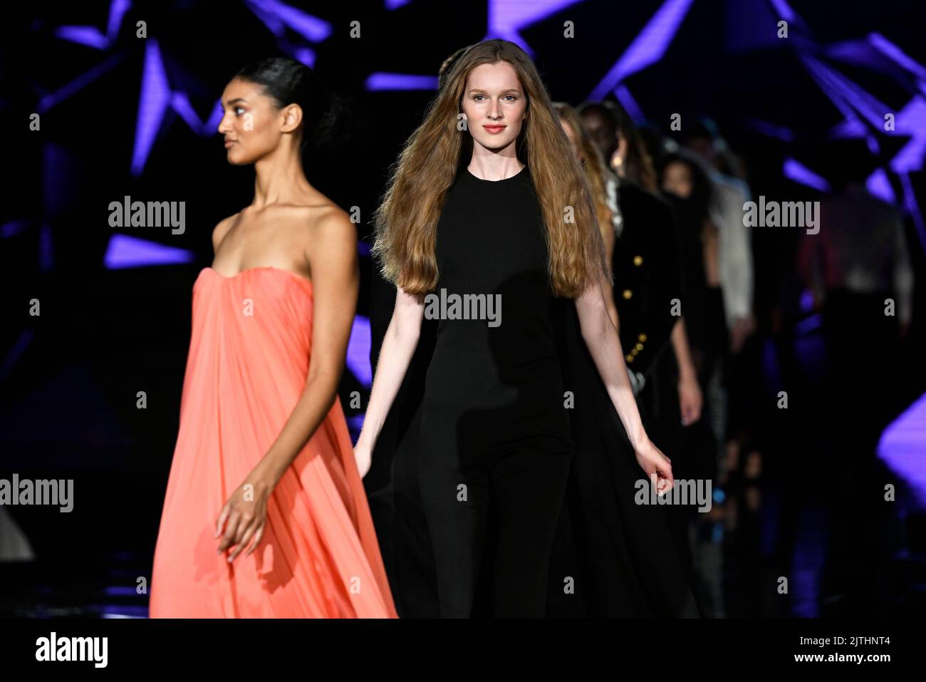 Prague, Czech Republic. 30th Aug, 2022. Models during the catwalk of ...