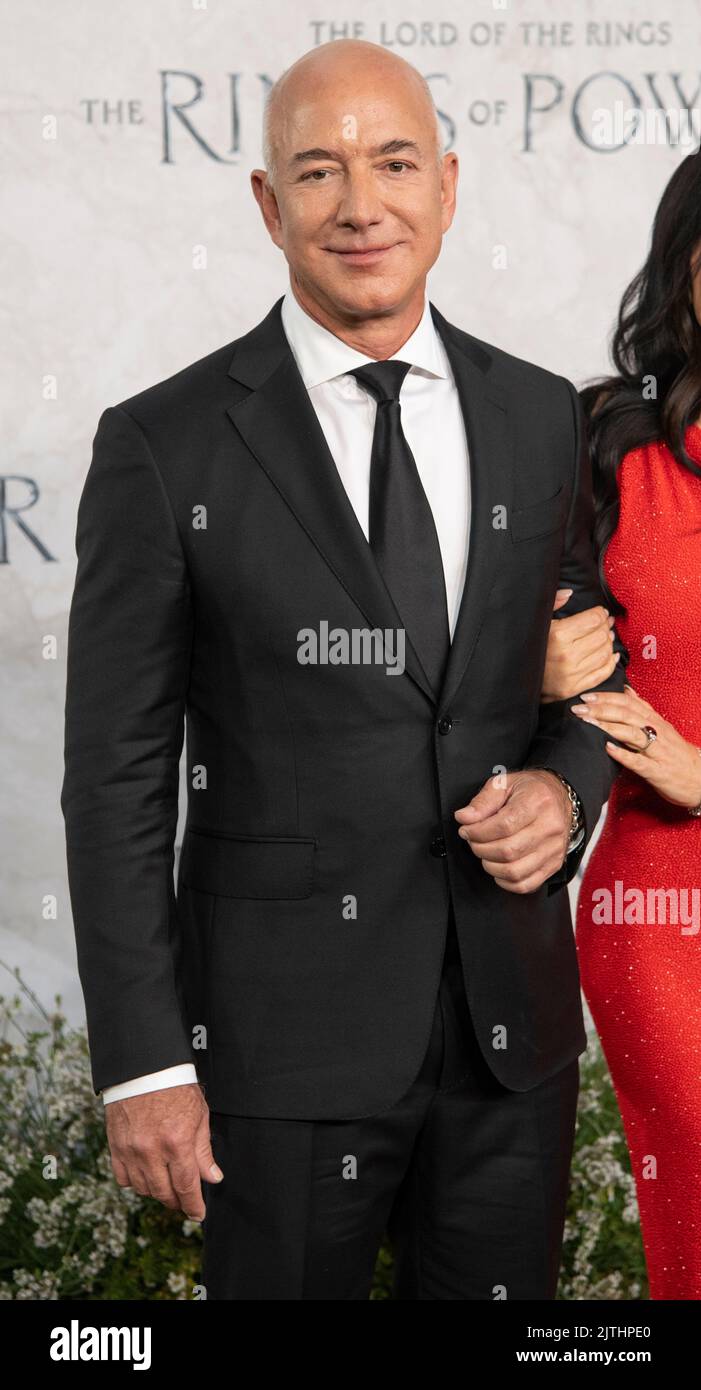 Jeff Bezos attends "The Lord Of The Rings: The Rings Of Power" World ...