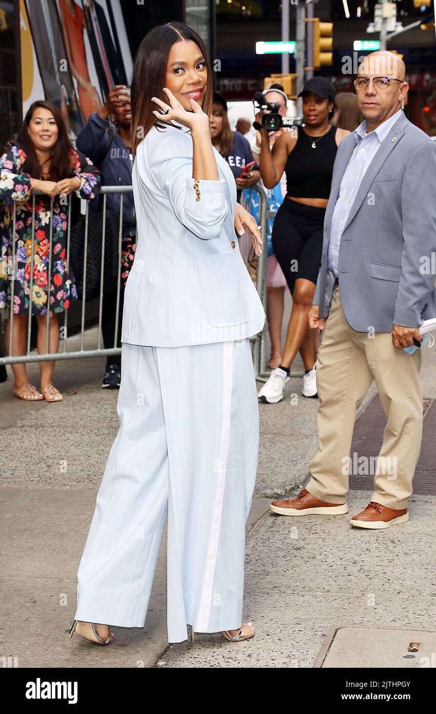 Regina Hall on Good Morning America to talk about her new movie Honk ...