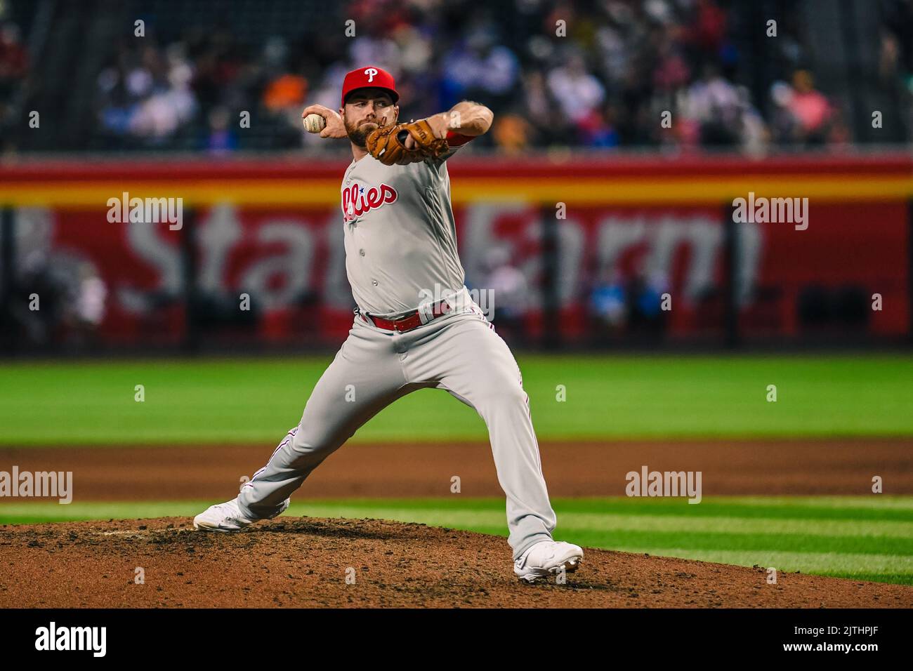 Philadelphia Phillies pitcher Sam Coonrod (54) throws against the ...