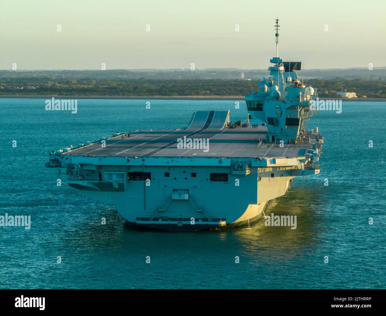 HMS Prince of Wales aircraft carrier (R09) is the second Queen ...