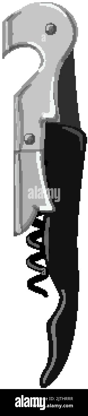 Cartoon cork screw winery tool hi-res stock photography and images - Alamy
