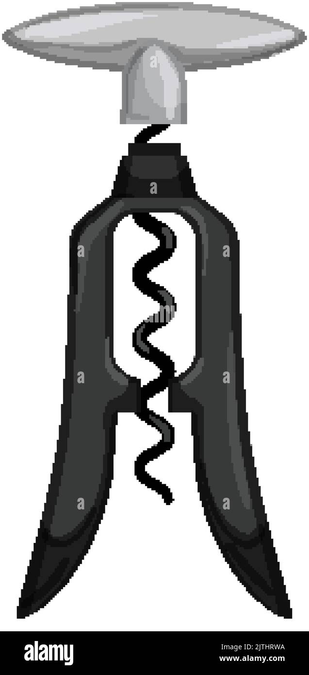Cartoon corkscrew Black and White Stock Photos & Images - Alamy
