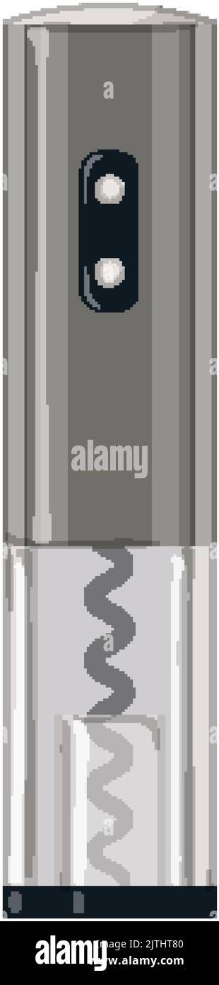 drink corkscrew wine cartoon vector illustration Stock Vector Image ...