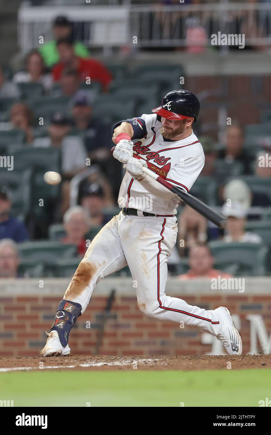 Atlanta, GA. USA; Atlanta Braves right fielder Robbie Grossman (15 ...