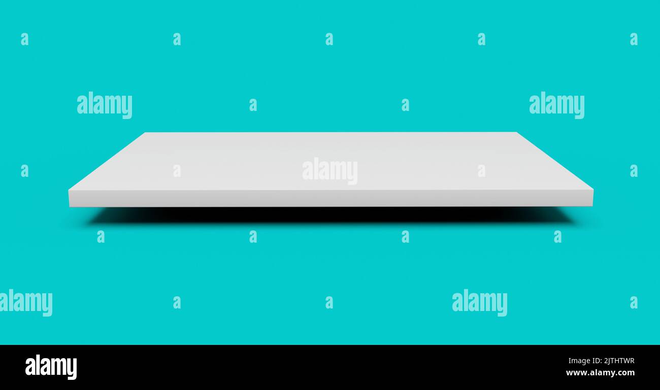 A 3D rendering of styrofoam sheets on turquoise background Stock Photo ...