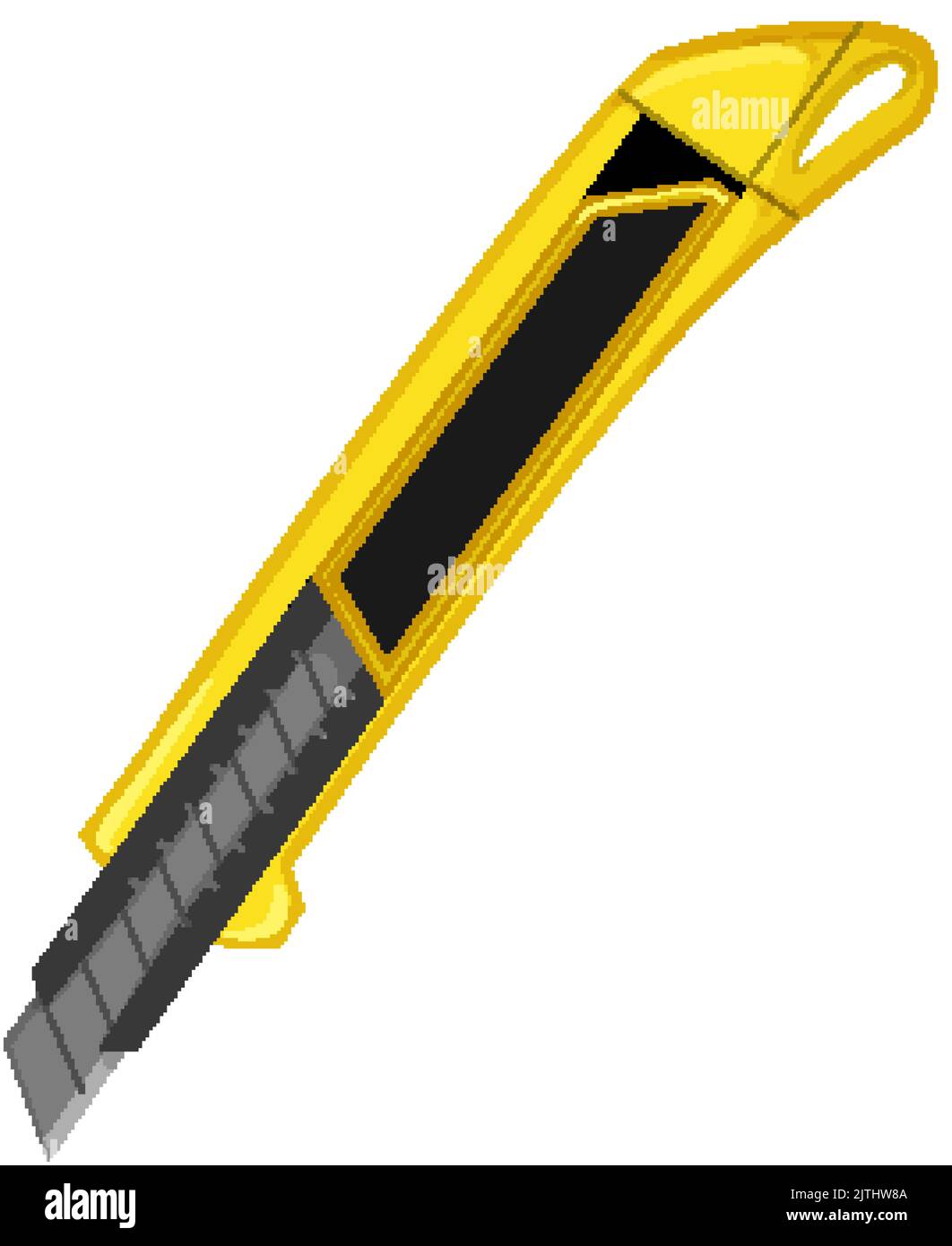 sharp cutter knife cartoon vector illustration Stock Vector Image & Art ...