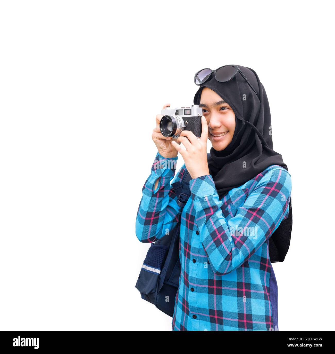 Teenager film camera hi-res stock photography and images - Alamy