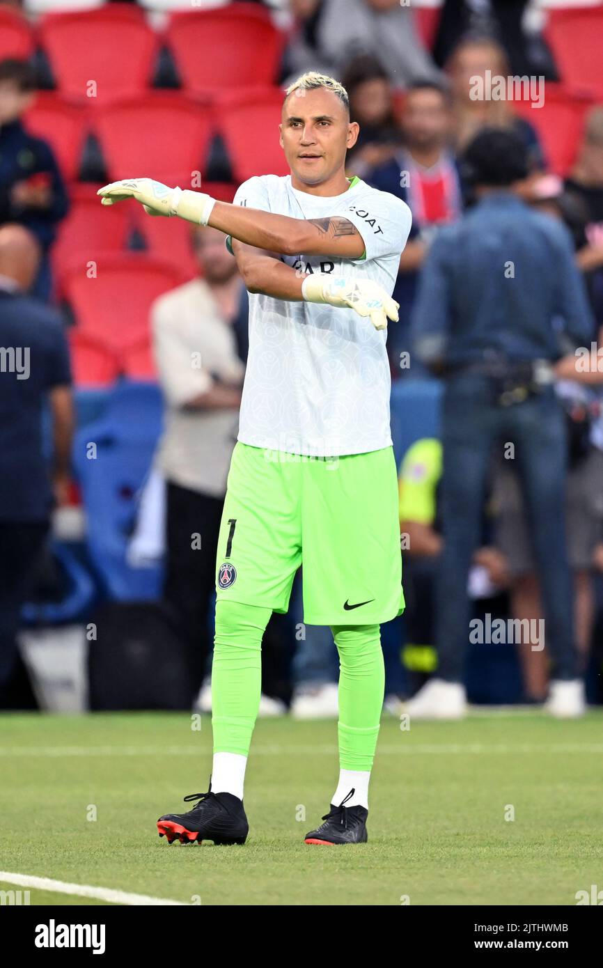 PARIS - Paris Saint-Germain goalkeeper Keylor Navas during the French ...