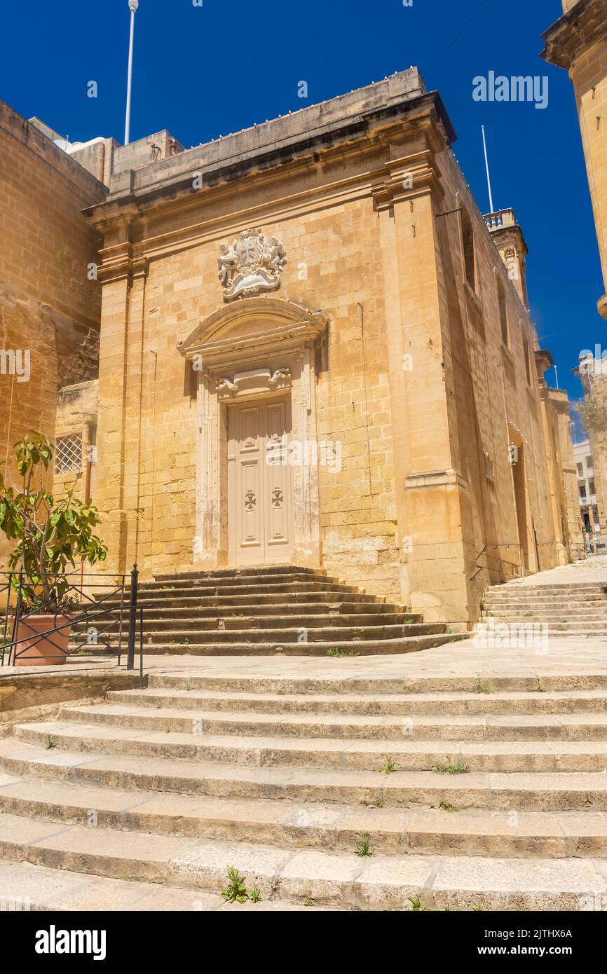 Gate in Birgu old town, Malta Stock Photo - Alamy