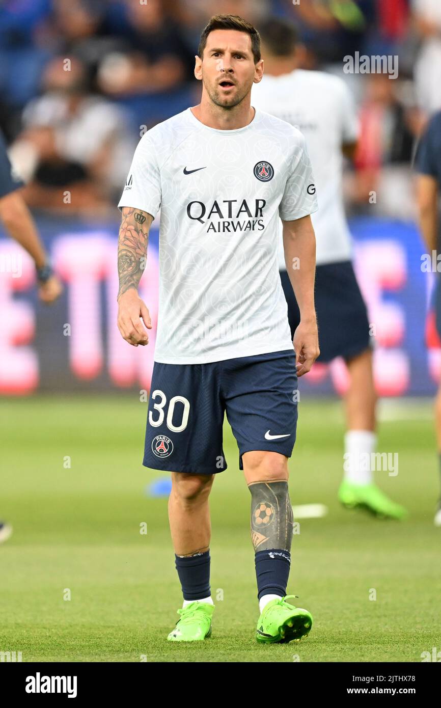 PARIS - Lionel Messi of Paris Saint-Germain during the French Ligue 1 ...
