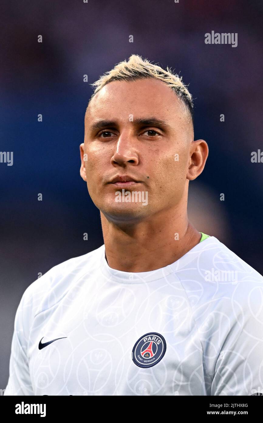 PARIS - Paris Saint-Germain goalkeeper Keylor Navas during the French ...